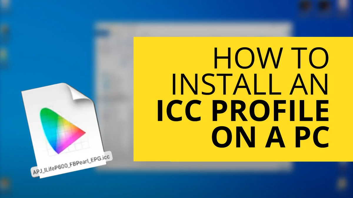 How To Install An ICC Profile On Windows | PermaJet Support